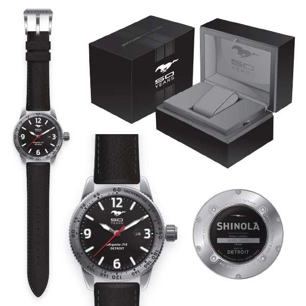 Mustang 50th Anniversary Shinola Watch | The Coolector