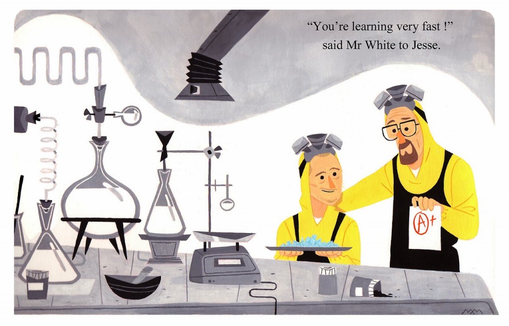 Maxime Mary Breaking Bad Illustrations | The Coolector