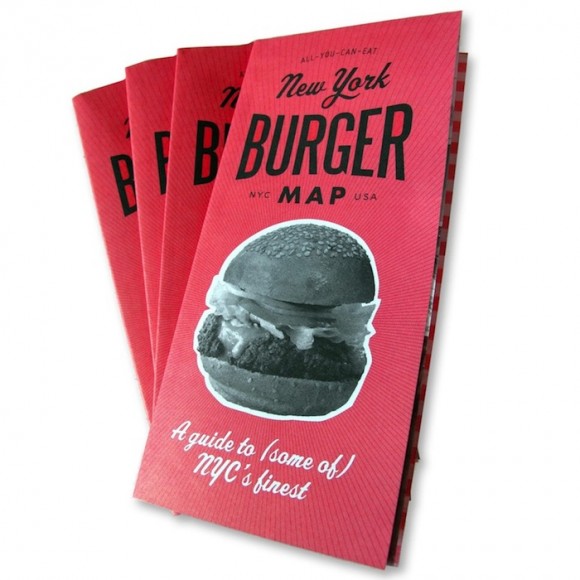 All You Can Eat Press New York Burger Map | The Coolector