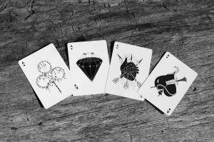 Flesh & Bone Playing Cards | The Coolector