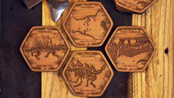 FringeFocus Dinosaur Fossil Coasters | The Coolector