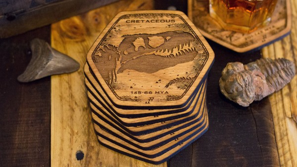 FringeFocus Dinosaur Fossil Coasters | The Coolector