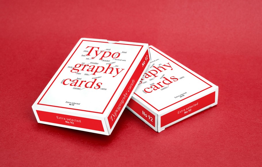 Typography Playing Cards | The Coolector