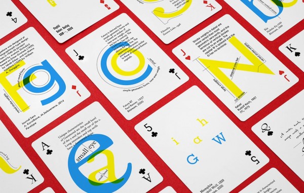 Typography Playing Cards | The Coolector