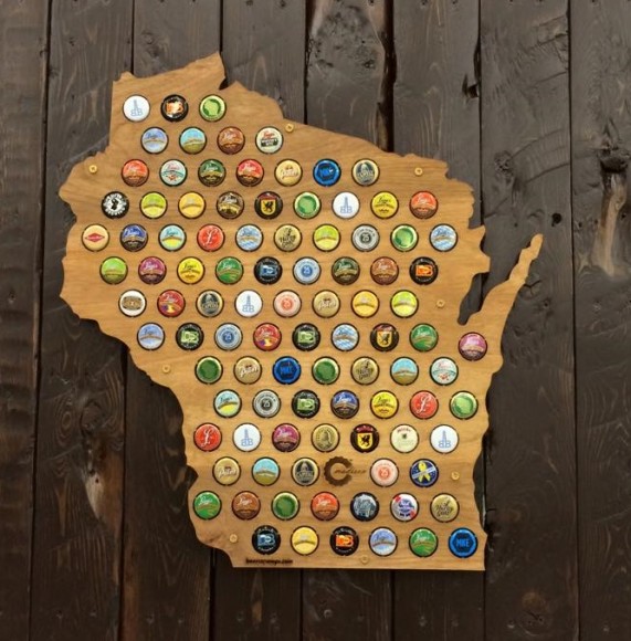 Beer Cap Map | The Coolector
