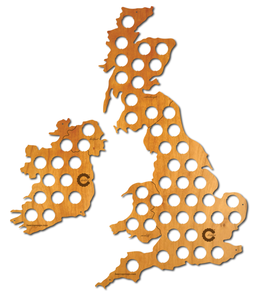 Beer Cap Map | The Coolector