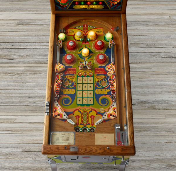 Restoration Hardware Kings Pinball Machine | The Coolector