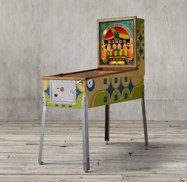 Restoration Hardware Kings Pinball Machine | The Coolector