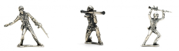 Silver Army Men | The Coolector