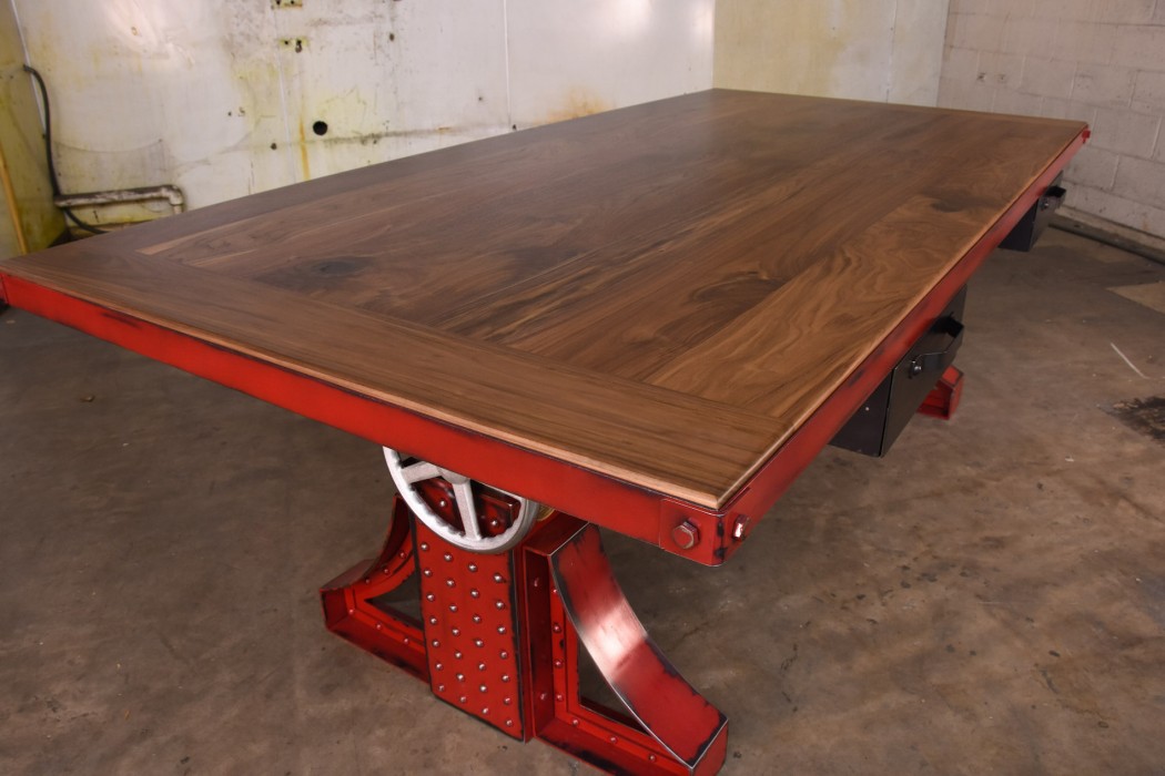 Vintage Industrial Bronx Crank Desk | The Coolector