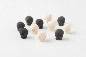 Wasanbon Skull-Shaped Japanese Sugar | The Coolector
