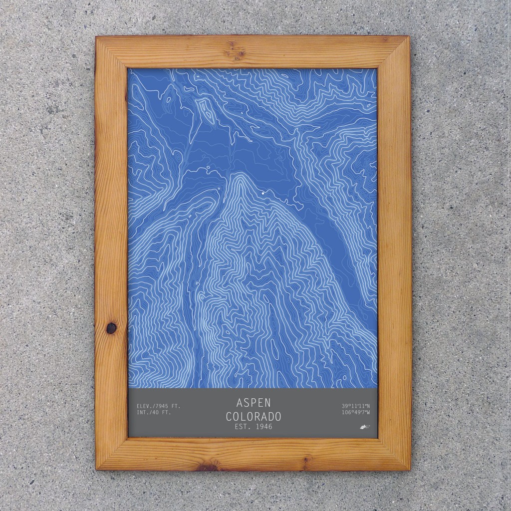 Muir Way Topo Series Prints | The Coolector