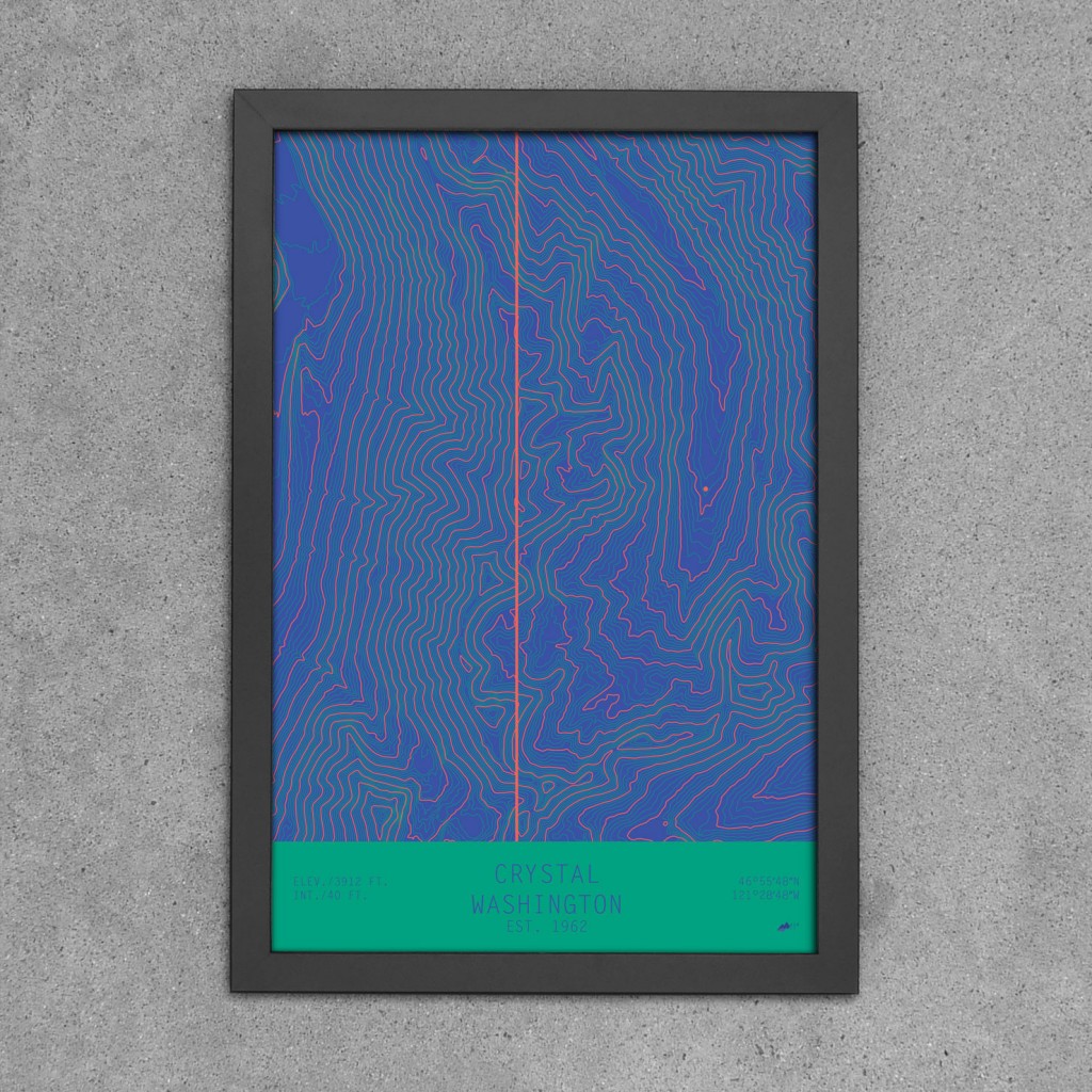 Muir Way Topo Series Prints | The Coolector