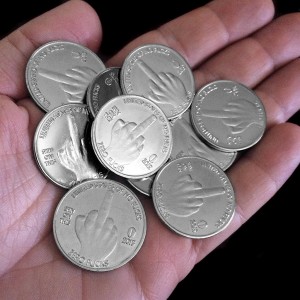 Zero F*cks Given Coins | The Coolector