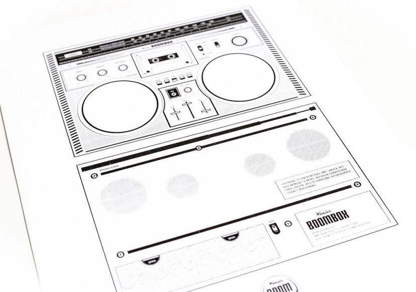 Wooden Boombox Prints | The Coolector