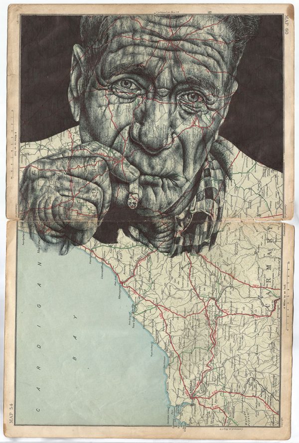 Mark Powell Map Art | The Coolector