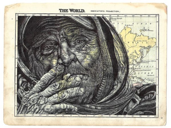 Mark Powell Map Art | The Coolector