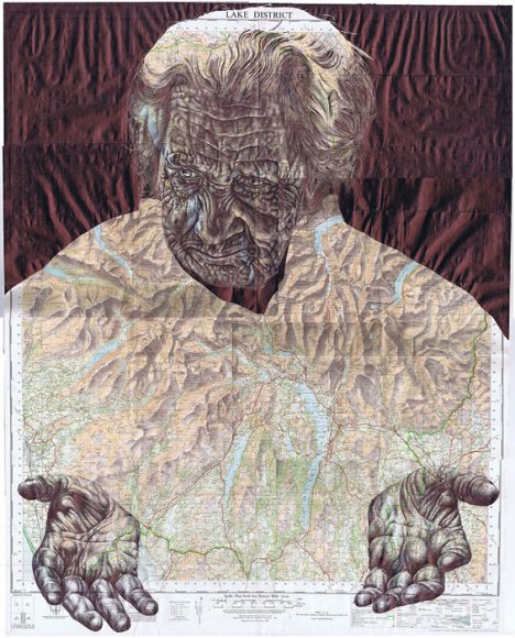 Mark Powell Map Art | The Coolector