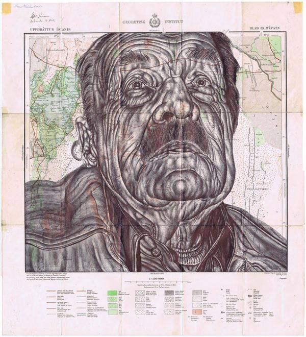 Mark Powell Map Art | The Coolector