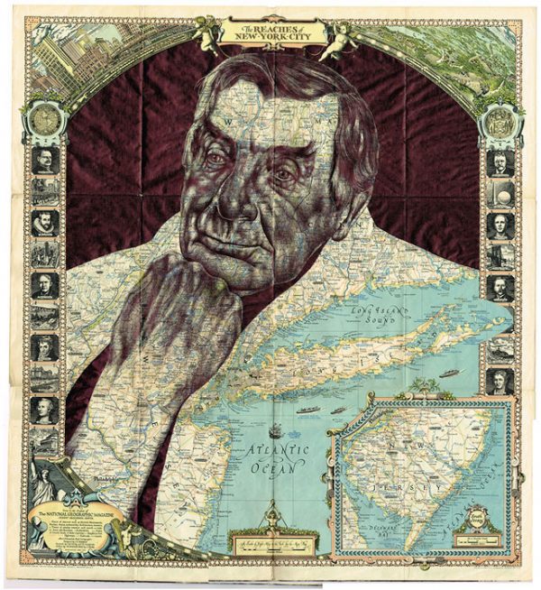 Mark Powell Map Art | The Coolector