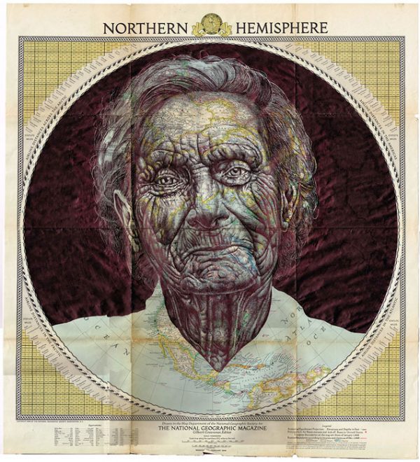 Mark Powell Map Art | The Coolector