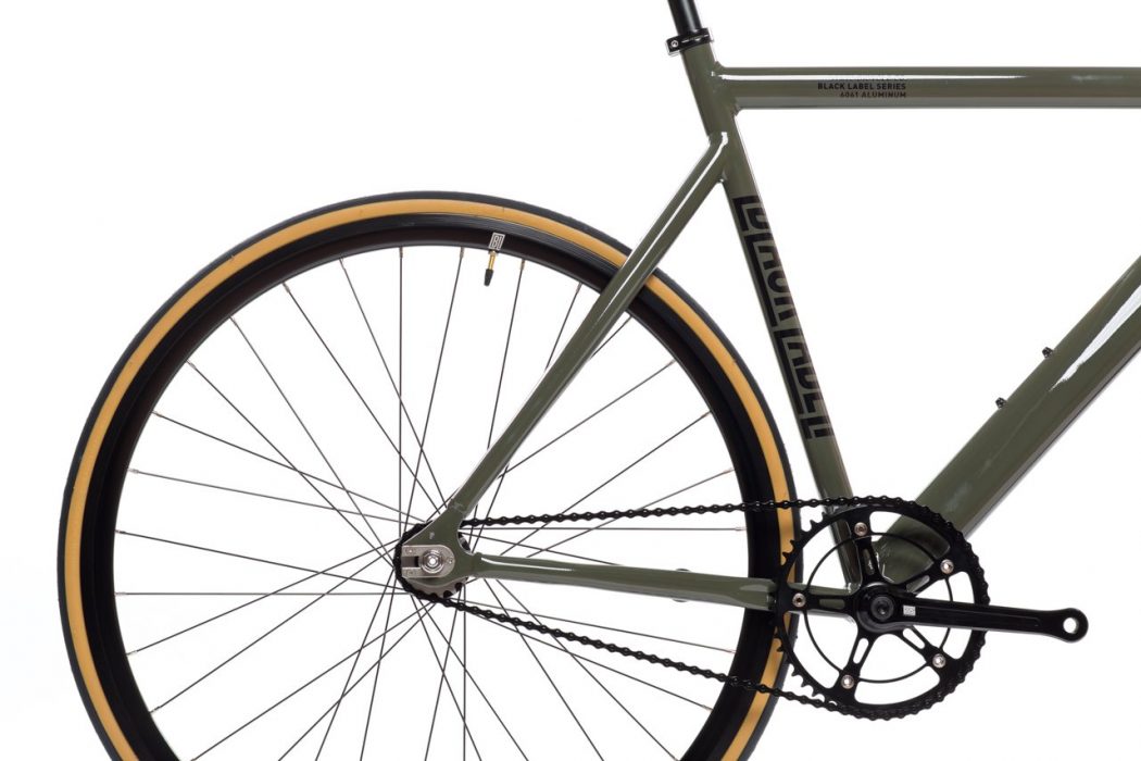 State Bicycle Co 6061 Black Label Army Green Bike | The Coolector