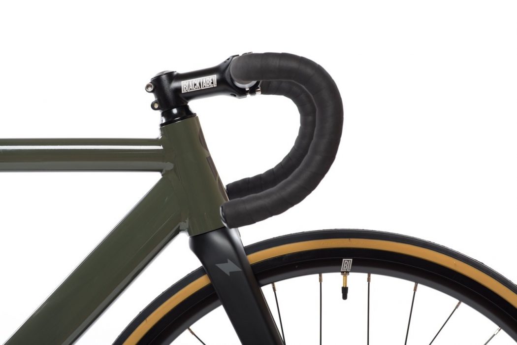 State Bicycle Co 6061 Black Label Army Green Bike | The Coolector