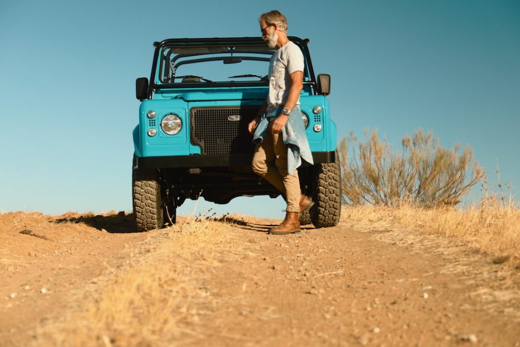 Cool N Vintage Light Blue Land Rover | The Coolector