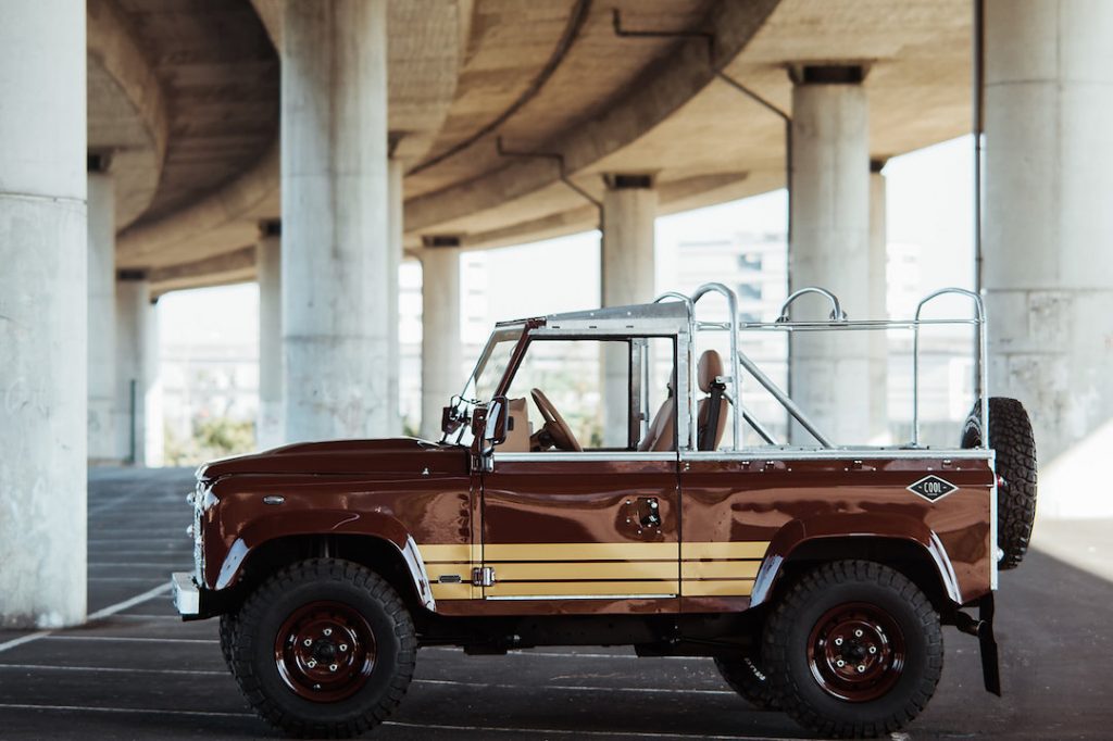 Cool & Vintage Brown Land Rover | The Coolector