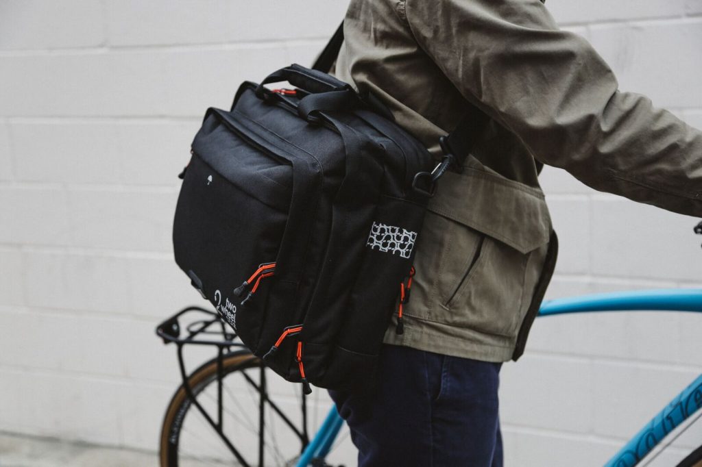 Two Wheel Gear Convertible Bike Briefcase | The Coolector