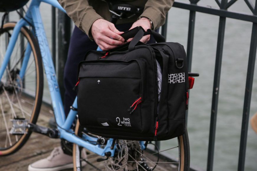 Two Wheel Gear Convertible Bike Briefcase | The Coolector