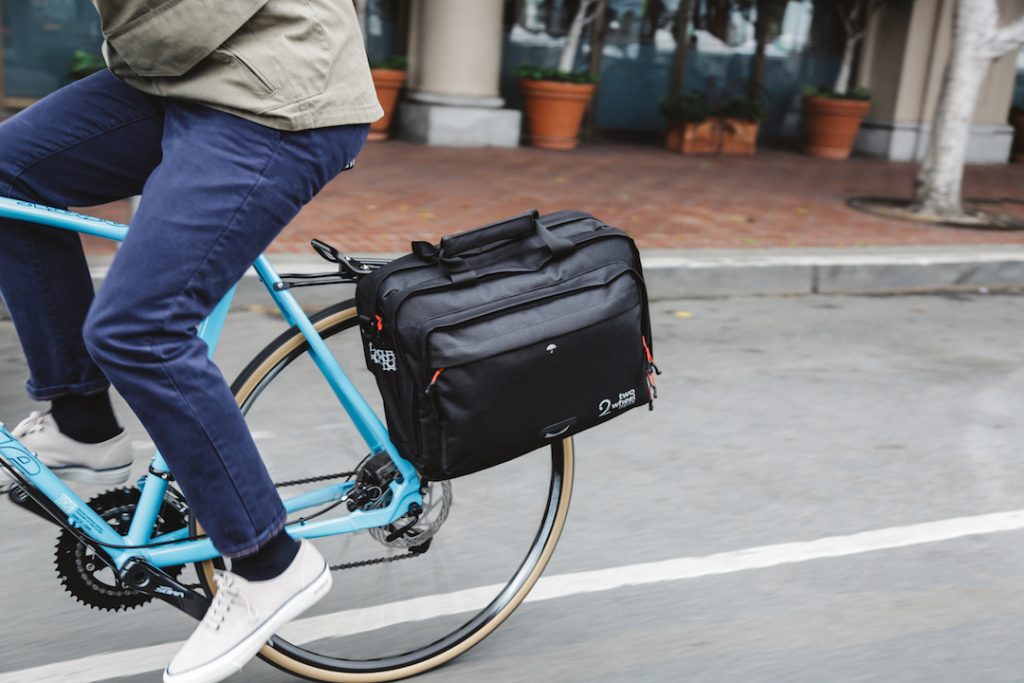 Two Wheel Gear Convertible Bike Briefcase | The Coolector