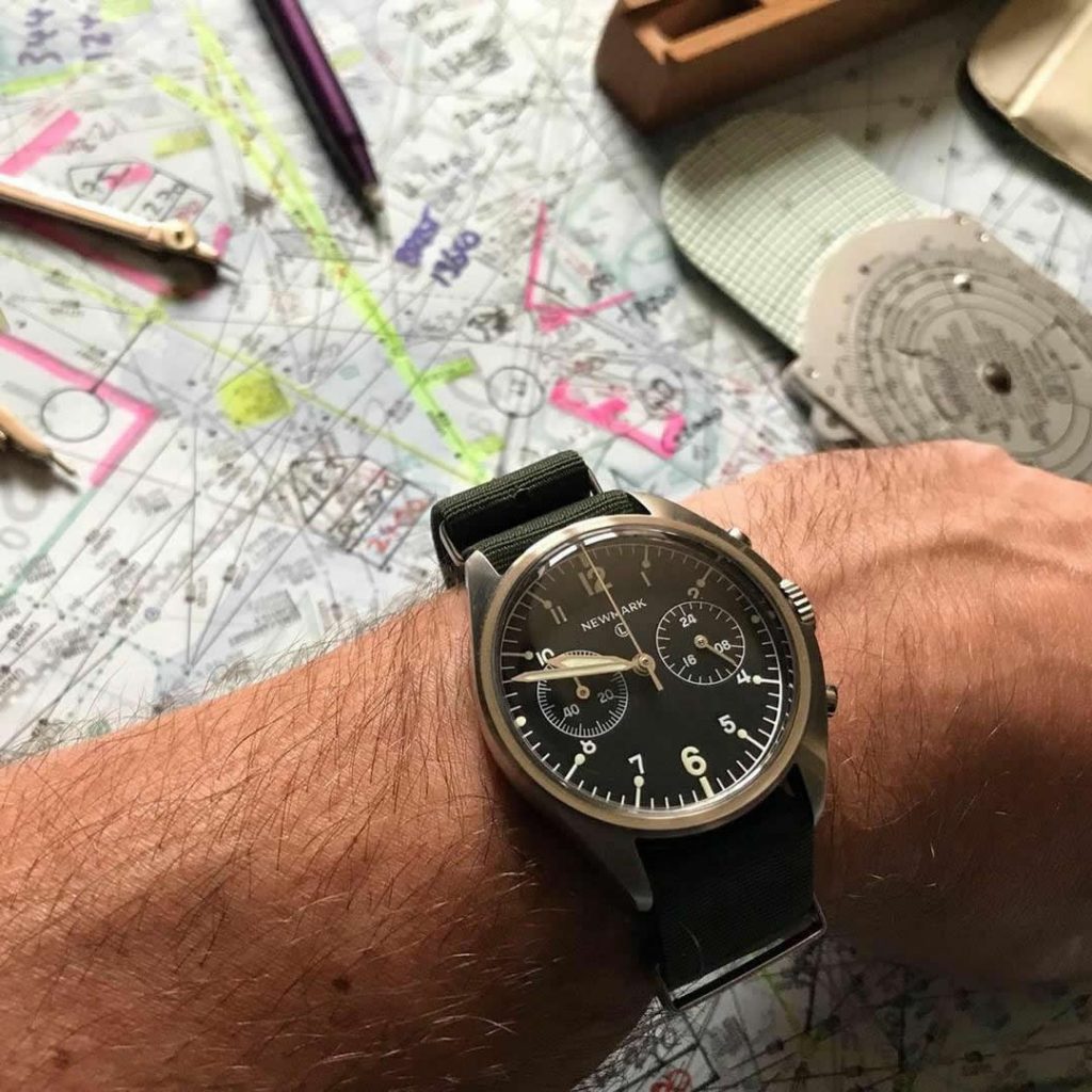 Newmark 6BB RAF Chronograph Pilot Watch | The Coolector