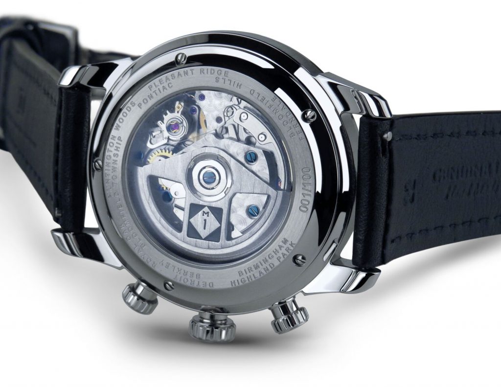 Detroit Watch Co M1-Woodward® Moonphase Exhibition Watch | The Coolector