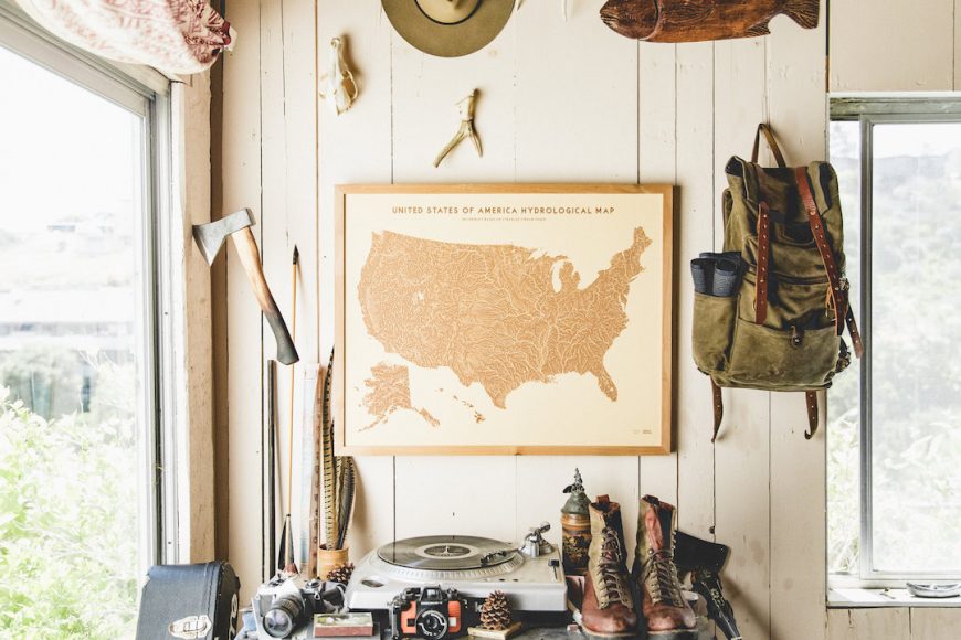 Muir Way x Bradley Mountain Hydrologic Maps | The Coolector