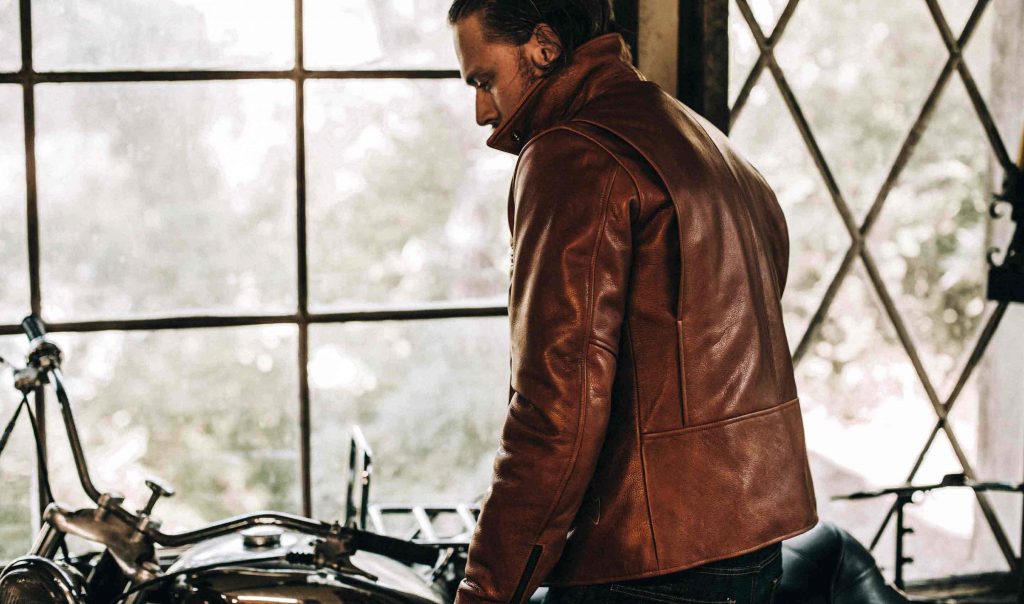 Taylor Stitch Moto Jacket in Whiskey Steerhide | The Coolector