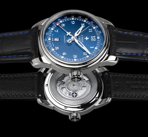 Detroit Watch Company 42mm 1701 Pontchartrain® GMT Dual Timezone Watch ...