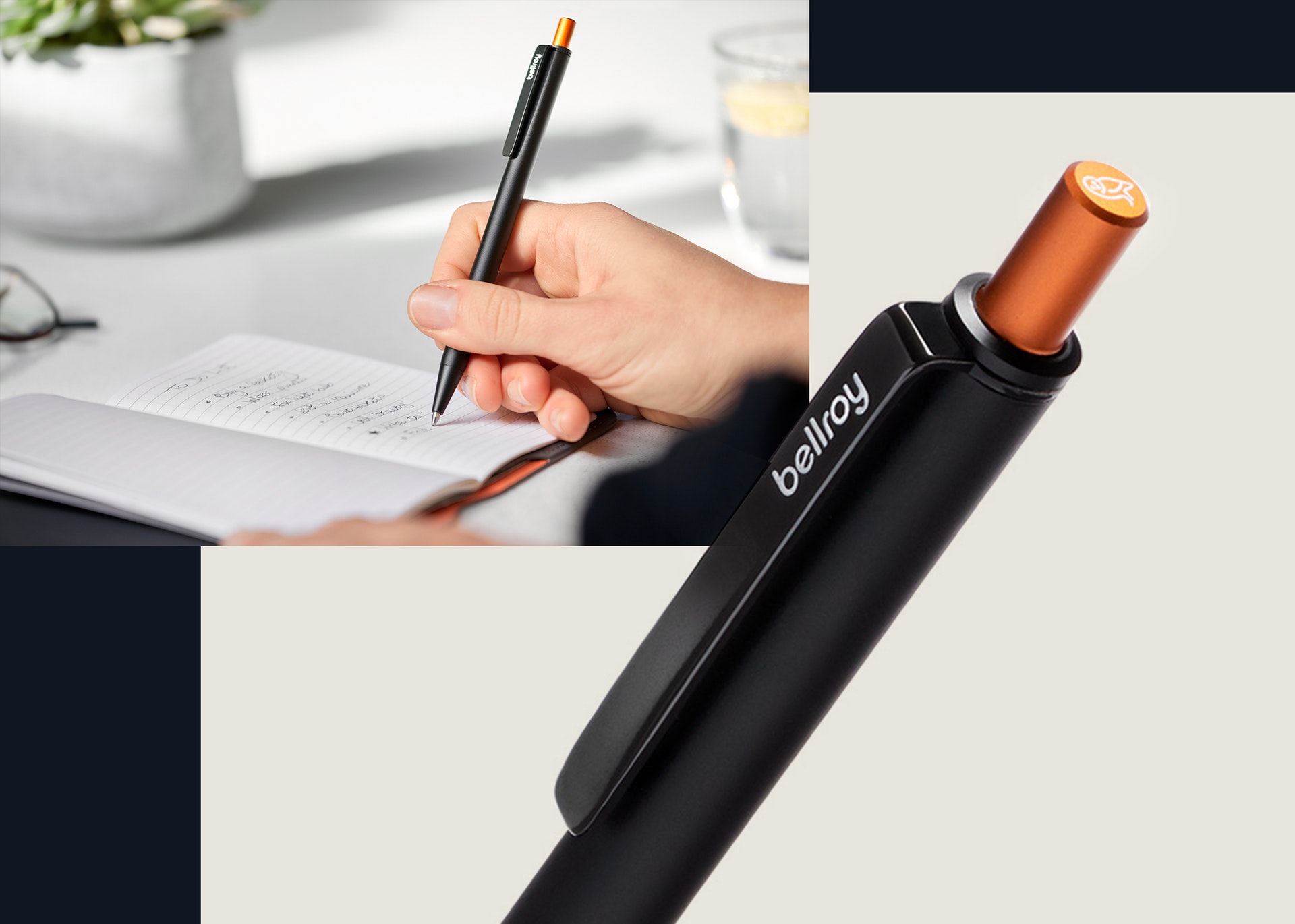 Bellroy Notebook Cover & Pen | The Coolector