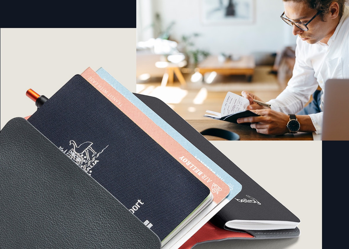 Bellroy Notebook Cover & Pen | The Coolector