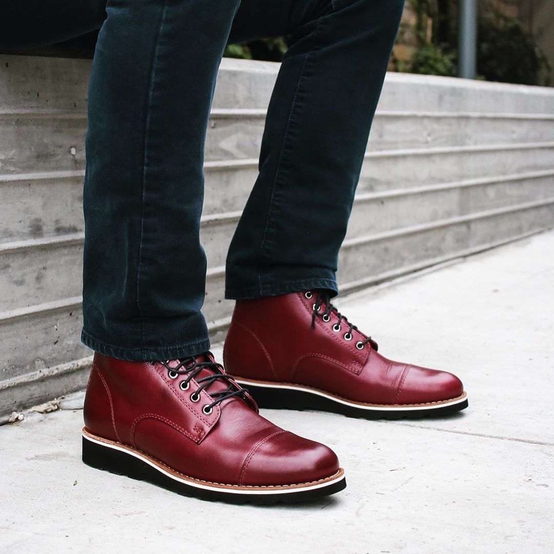 Helm Boots Limited Edition Burgundy Collection | The Coolector