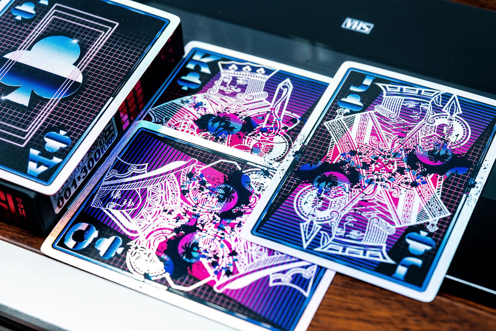 Kings Wild Project VHS Gilded Edition Playing Cards | The Coolector