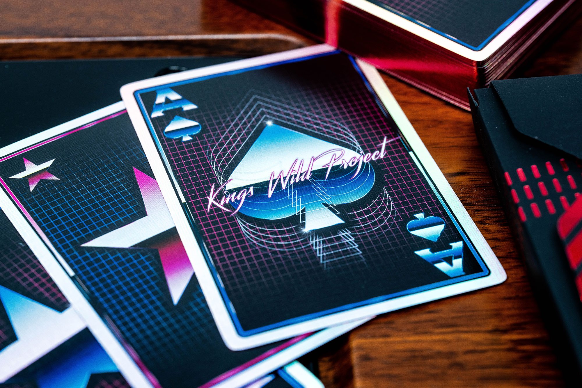 Kings Wild Project VHS Gilded Edition Playing Cards | The Coolector