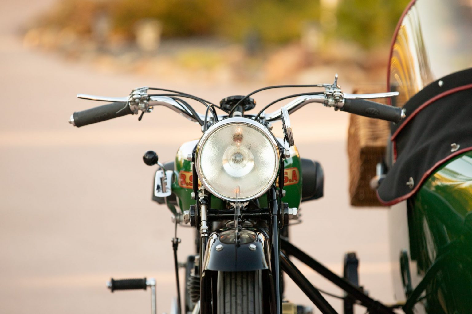 1932 BSA W32-6 Motorbike with Globe Sidecar | The Coolector