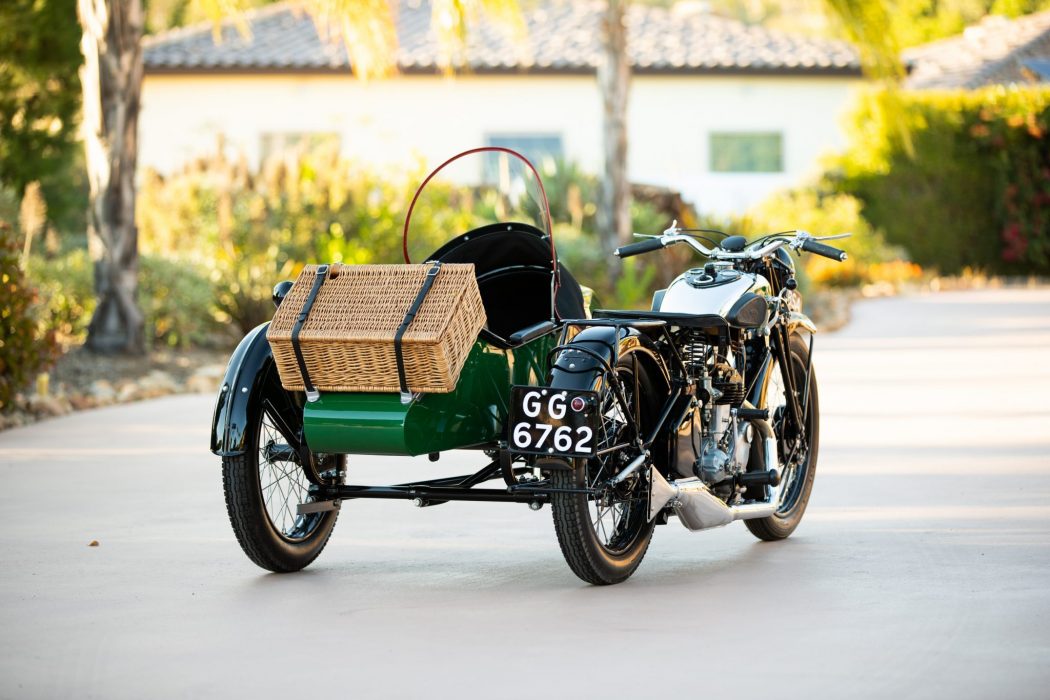 1932 BSA W32-6 Motorbike with Globe Sidecar | The Coolector