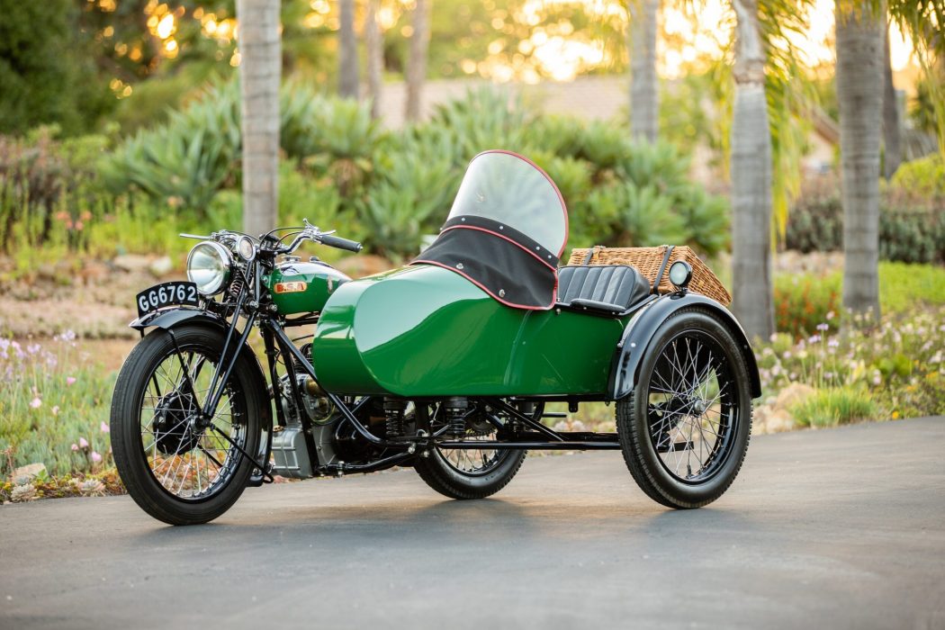 1932 BSA W32-6 Motorbike with Globe Sidecar | The Coolector