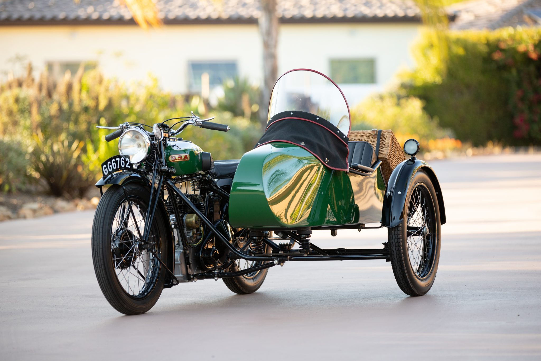 1932 BSA W32-6 Motorbike with Globe Sidecar | The Coolector