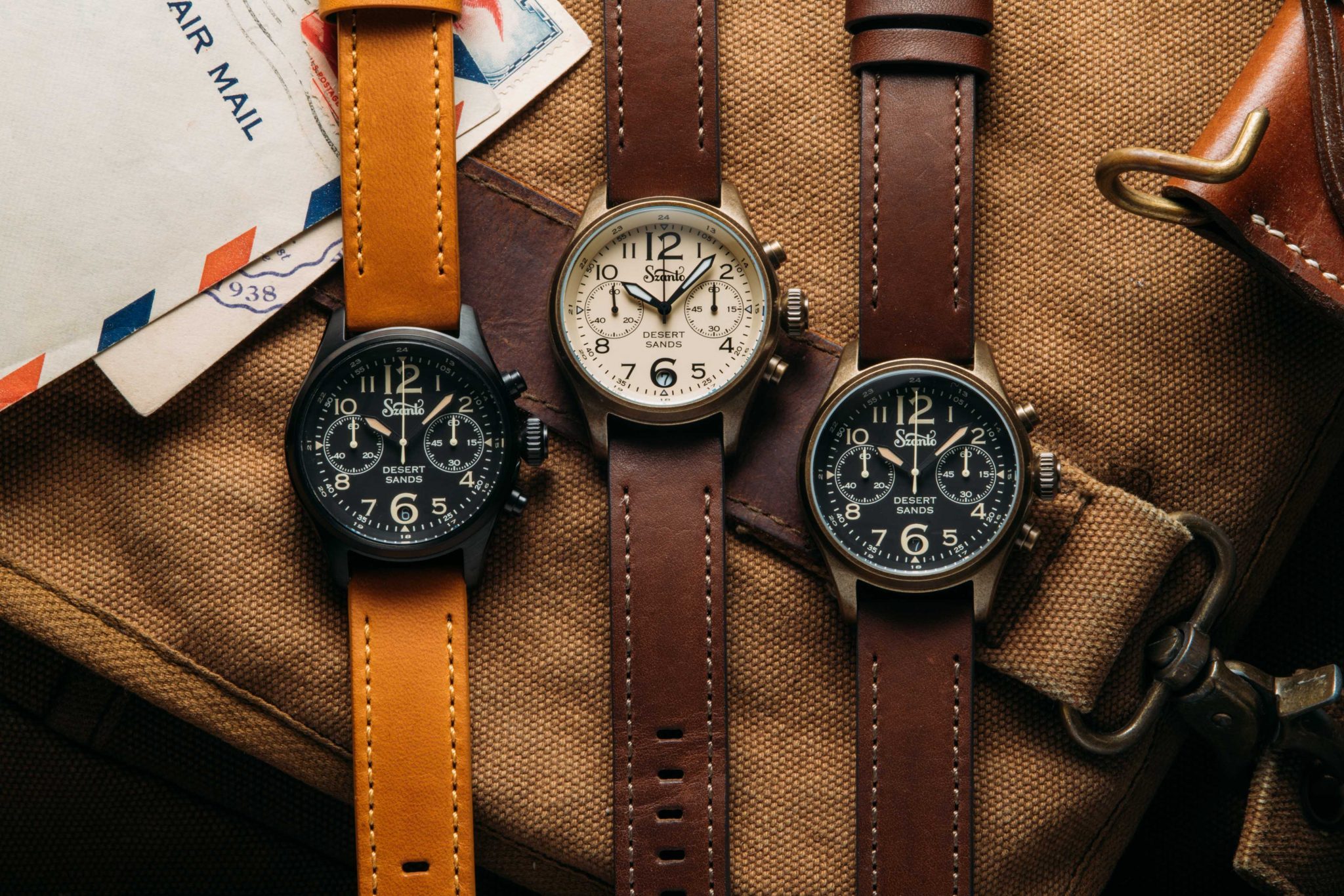 Szanto Desert Sands Chronograph Watches | The Coolector