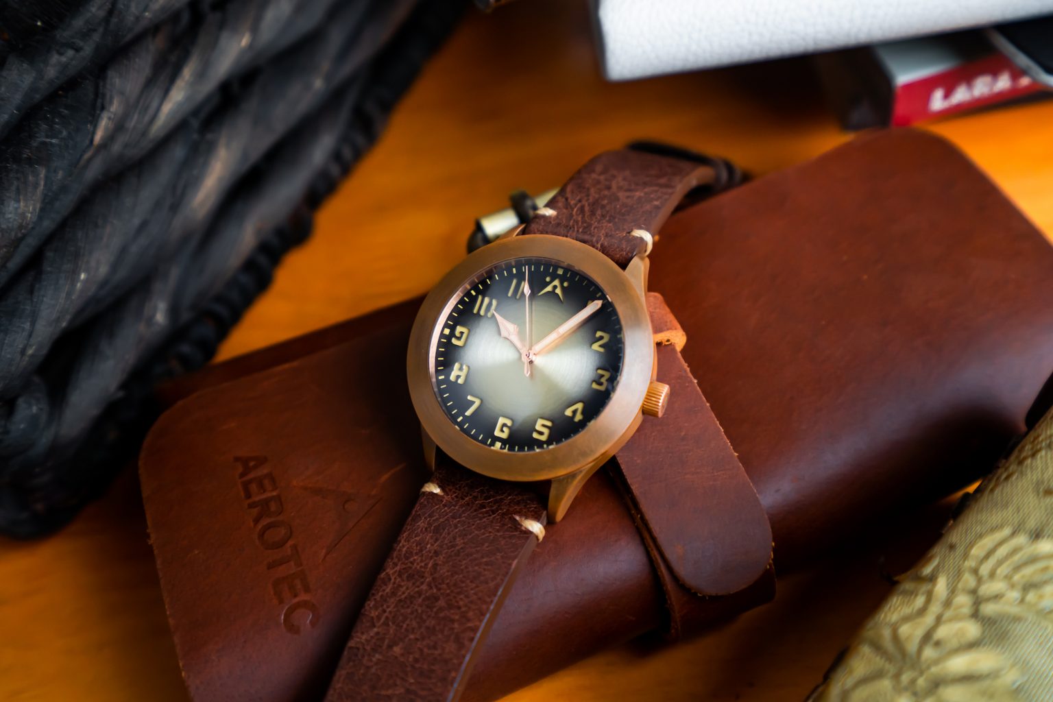 Aerotec Ace Bronze Pilot Watch | The Coolector