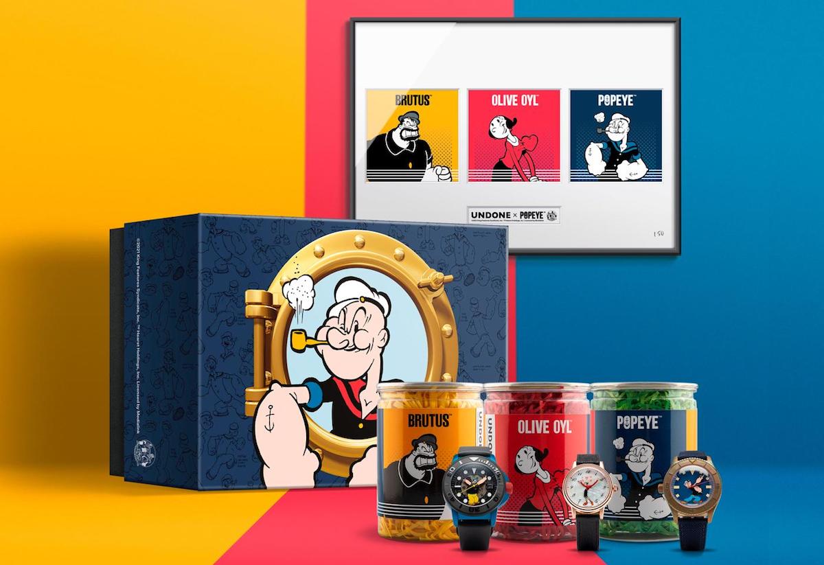 UNDONE x Popeye & Friends Watches | The Coolector
