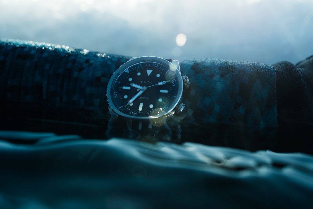 Baltic AQUASCAPHE Dual Crown Dive Watch | The Coolector